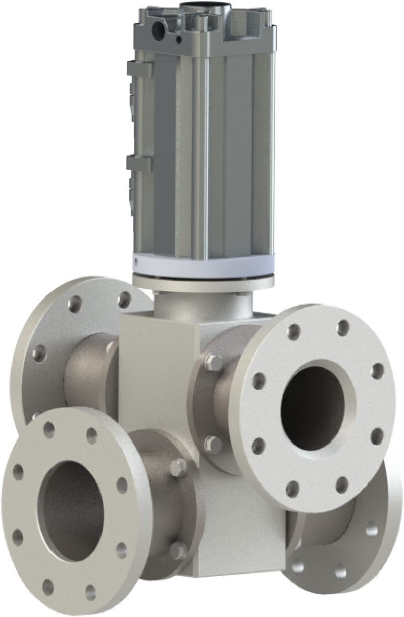 T43 - Plunger valve for the connection of product conveying lines to ...